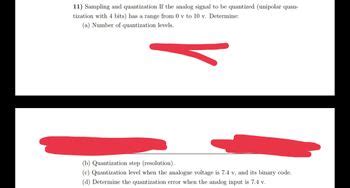 Answered Sampling And Quantization If The Bartleby