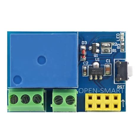 open smart smart socket single relay module for esp8266 wifi esp 01 esp