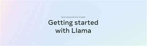 Meta Ai에서 제공하는 라마2 시작하기getting Started With Llama2 가이드 1편 빠른 설정 읽을