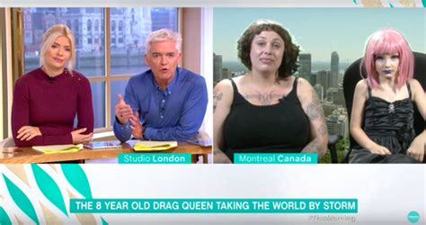 This Morning Meets 8 Year Old Boy Who Has A Drag Queen Alter Ego Named