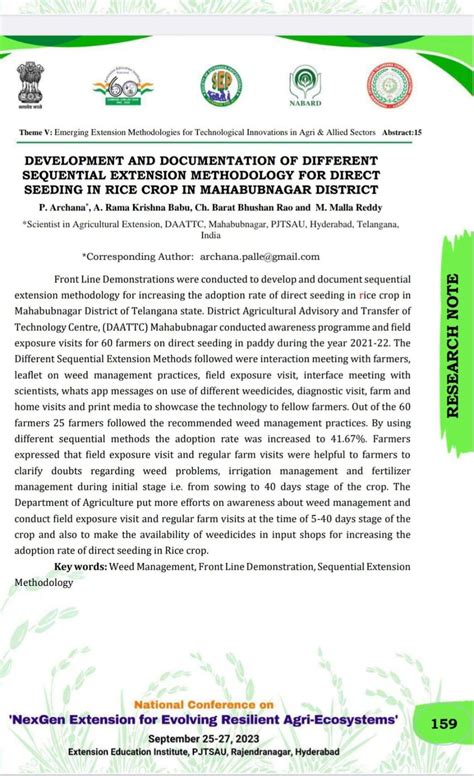 Pdf Development And Documentation Of Different Sequential Extension Methodology For Direct