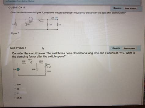 solved given the circuit shown in figure 7 what is the