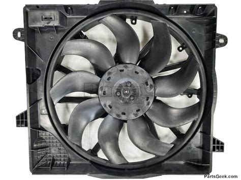 Jeep Wrangler Radiator Fan Cooling System Replacement Dorman Tyc