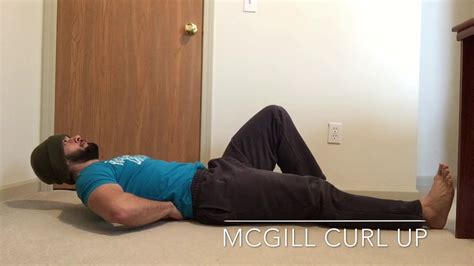 McGill Curl Up YouTube