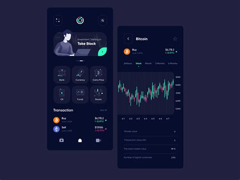Cryptocurrency App Ui Design By Mohammad Reza Farahzad For Orizon Ui Ux Design Agency On Dribbble
