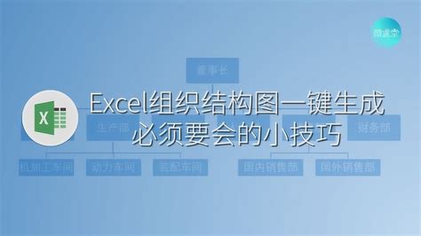 Excel组织结构图一键生成，必须要会的小技巧 腾讯视频