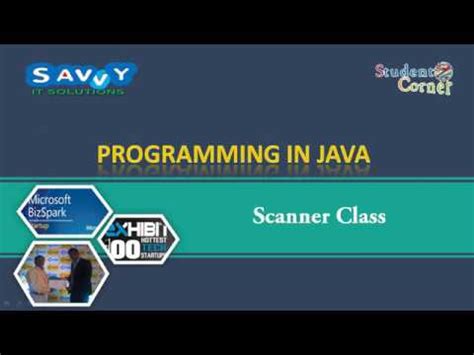 Programming In Java Scanner Class With Examples YouTube