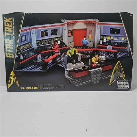 Mega Bloks Star Trek Tos Classic Uss Enterprise Bridge Construction