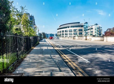 Walking Along George Street Whcih Runs Across Reading Bridge Over The