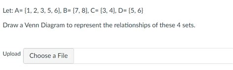 Solved Let A 1 2 3 5 6 B 7 8 C 3 4 Chegg Com