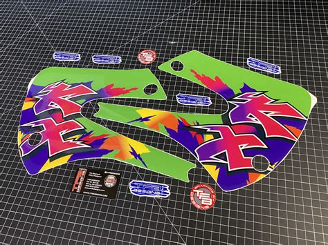 2001 2013 Kawasaki Kx85 Kx100 Retro Purple Kx Graphics Tfb Designs