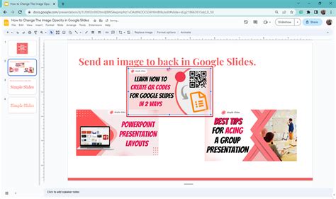 Google Slides How To Send An Image To The Back Layer