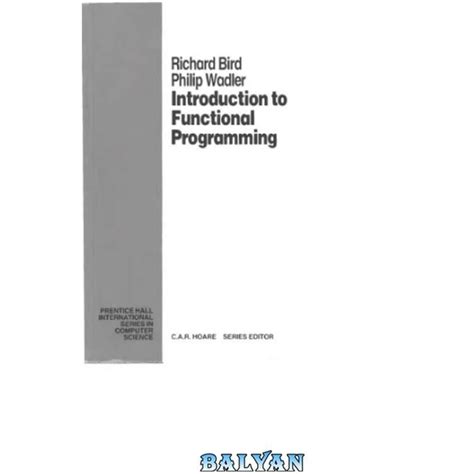 خرید و قیمت دانلود کتاب Introduction To Functional Programming ترب