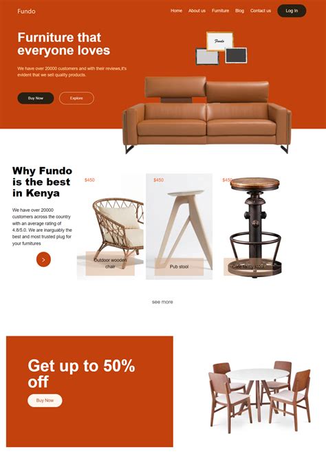 github newton nganga fundo fundo is a wood furnitures web templates