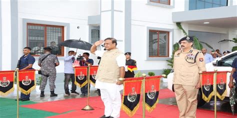 Cm Inaugurates 5th Assam Police Commando Battalion At Biswanath The