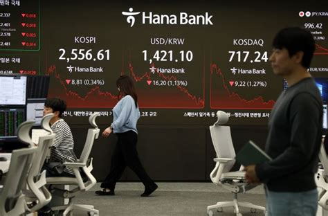 코스피·코스닥 동반 하락 반도체·2차전지 등 대형주 영향
