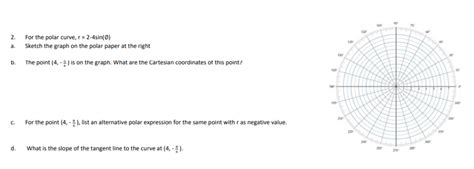 Solved A For The Polar Curve R Sin Sketch The Chegg Com