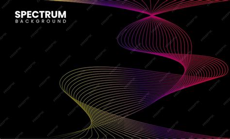 Premium Vector Abstract Rhythmic Sound Wave Spectrum Background Abstract Wavy Background