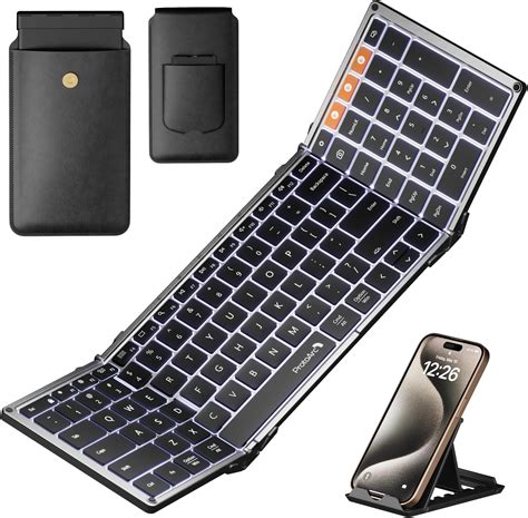 Protoarc Backlit Foldable Keyboard Xk01 Plus Folding Portable Bluetooth Keyboard