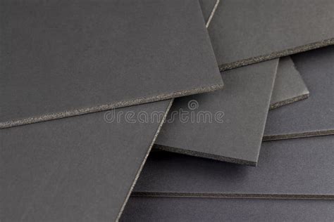 Modern Material Made Of Black Paper And Foam For Creative Work Stock Image Image Of Cardboard