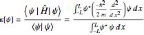 Variational Principle For Quantum Particle In A Box Wolfram Demonstrations Project