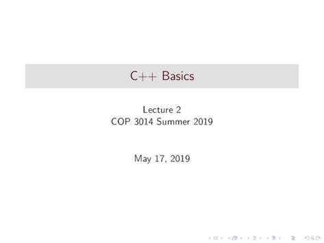 Pdf C Basics Jayaramaprogsu19slidesbasicspdf · C