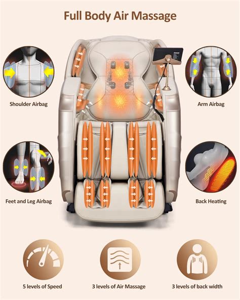 Buy Relx Massage Chair Full Body Zero Gravity Sl Track Shiatsu Massage