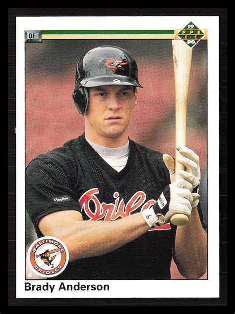 Brady Anderson 1990 Upper Deck 290 Baltimore Orioles Ebay