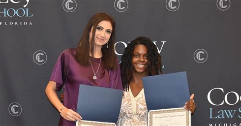 Cooley Law School Holds Honors Convocations In Lansing And Tampa Bay