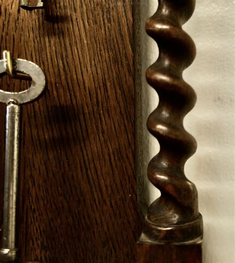 Barley Twist Oak Key Rack Antiques Atlas