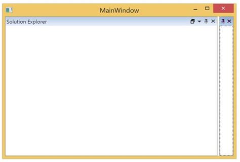 Docking Window In WPF Docking Control Syncfusion