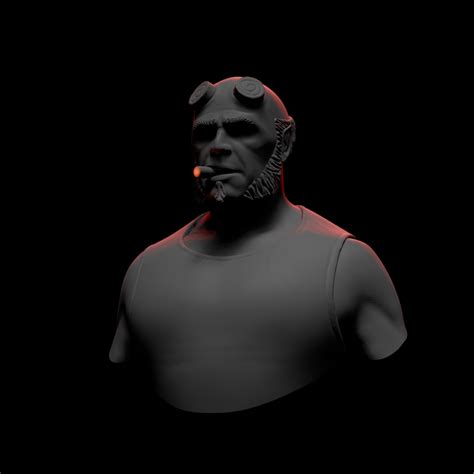 Hellboy Bust Cg Cookie