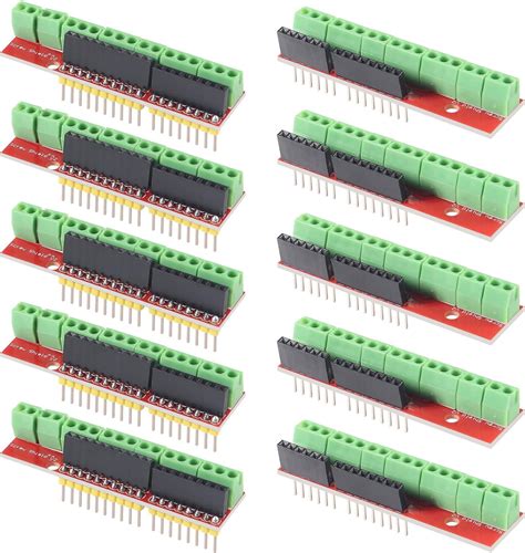 electrocookie esp32 terminal block shield kit compatible for esp32 devkitc push in
