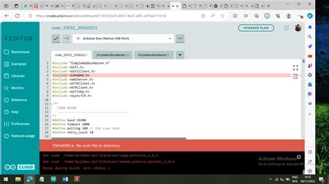 solusi jika espmdns h no such file or directory exit status 1 cloud
