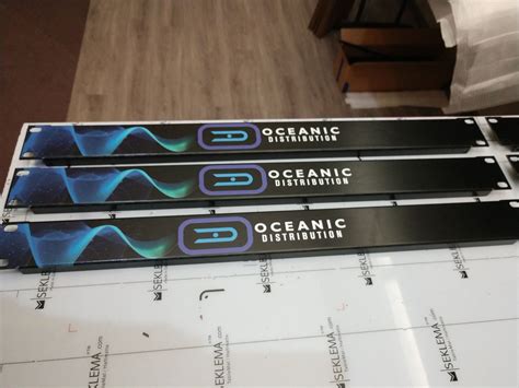 Stealth Custom Printed Rack Panel 1u Oceanic Distribution