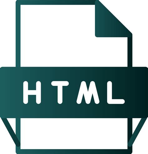 Html File Format Icon 15574868 Vector Art At Vecteezy