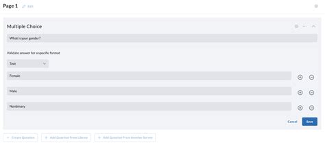 Survey Multiple Choice Questions LifeOmic Platform Documentation
