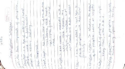 Computational Intelligence See 11saii Page No Date Computational