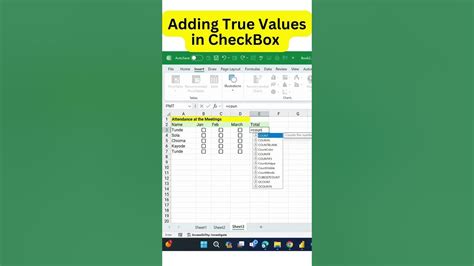 Adding True Values In Checkbox Youtube