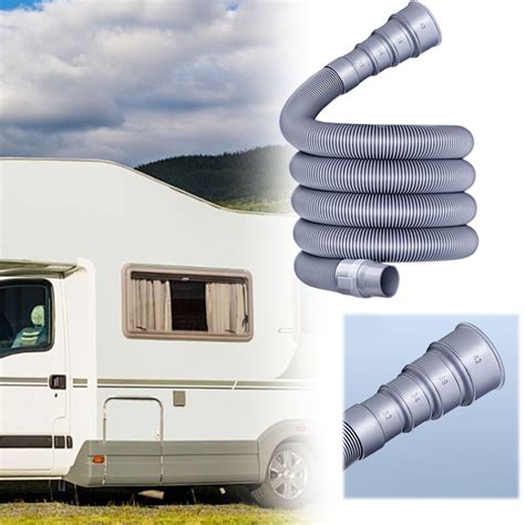 Collapsible Rv Sewer Hose Kit 656ft 1pc Adjustable Drain Pipe For