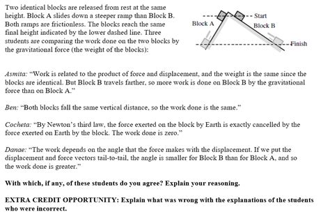 solved two identical blocks are released from rest at the