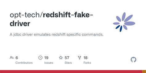 Github Opt Tech Redshift Fake Driver A Jdbc Driver Emulates Redshift Specific Commands