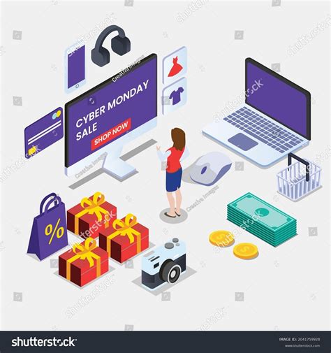 D Isometric Vector Illustration Concept Banner Stock Vector Royalty Free