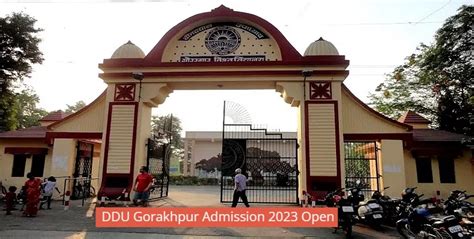 Ddu Gorakhpur Admission 2023 Open For Ug And Pg Courses The Last Date To