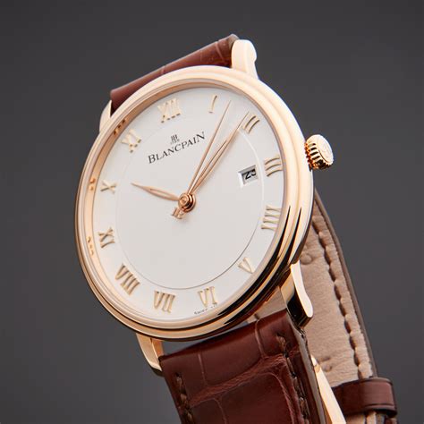 Blancpain Villeret Ultra Slim Automatic 6652 3642 55b New
