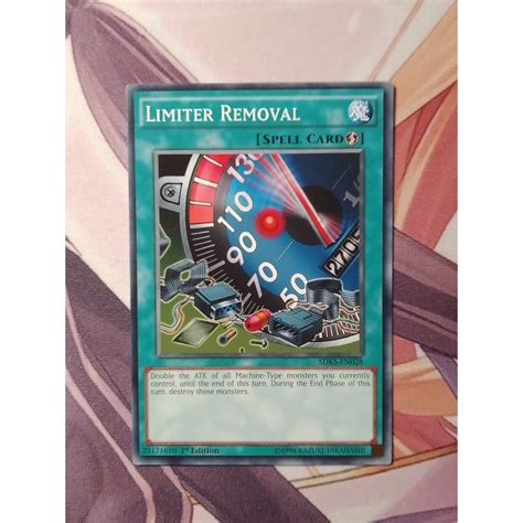 Thẻ Bài Yugioh Limiter Removal Sdks En028 Shopee Việt Nam