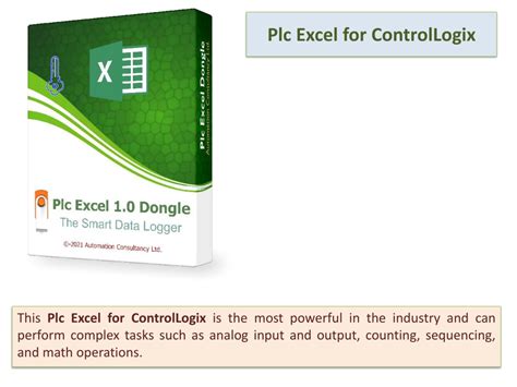 ppt plc excel for controllogix powerpoint presentation free download