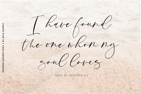 Modern Summer Calligraphy Logo Font Masterbundles