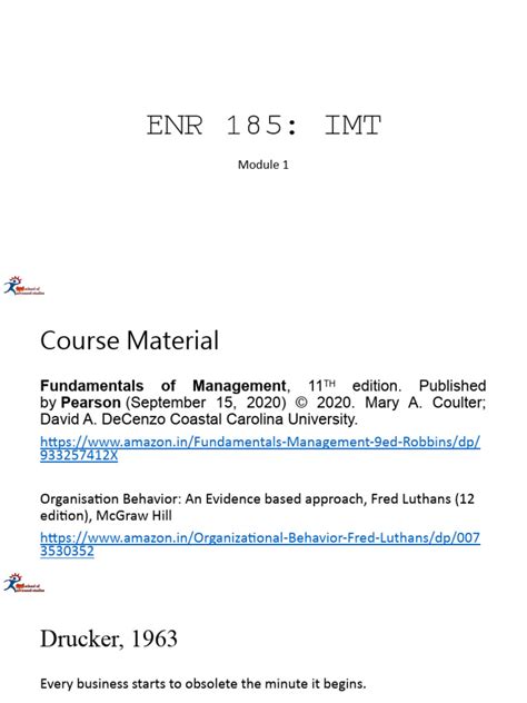 Imt Module 1 Pdf Organizational Structure Goal