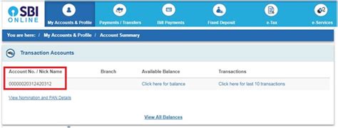 Sbi Account Number Sbi Account Check By Account Number